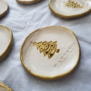 Christmas Trinket Dish, Christmas Gift, Ring Dish, Christmas Present ...