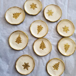 Christmas Trinket Dish, Christmas Gift, Ring Dish, Christmas Present ...