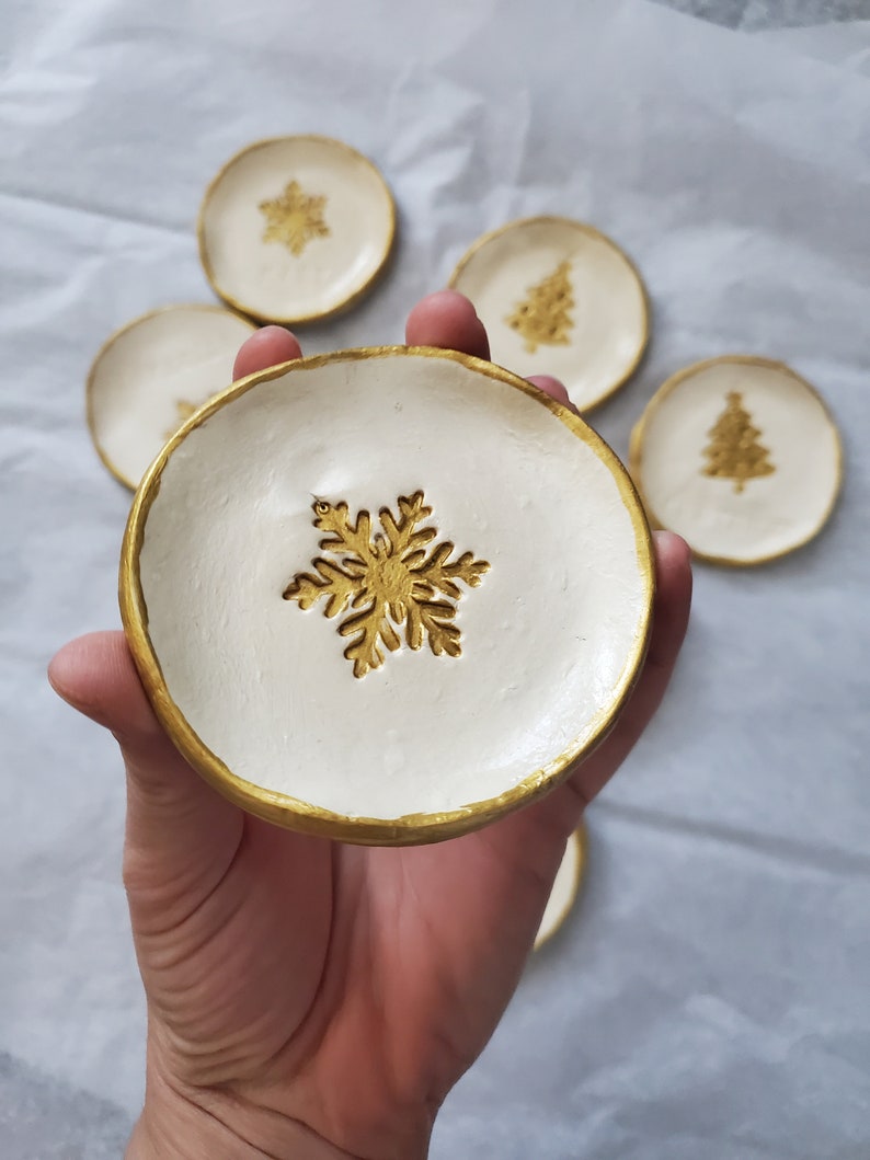Christmas Trinket Dish, Christmas Gift, Ring Dish, Christmas Present ...
