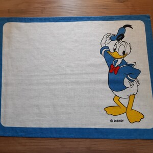 Vintage Donald Duck Table Mat, Vintage Textile E2 - Etsy