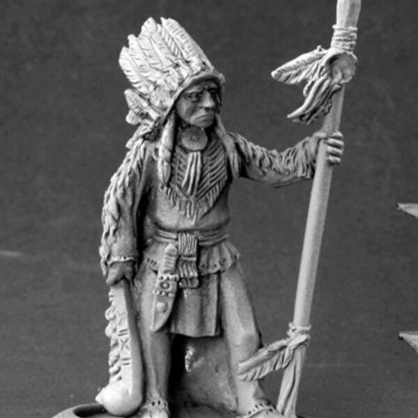 28mm Native American Miniature - Etsy