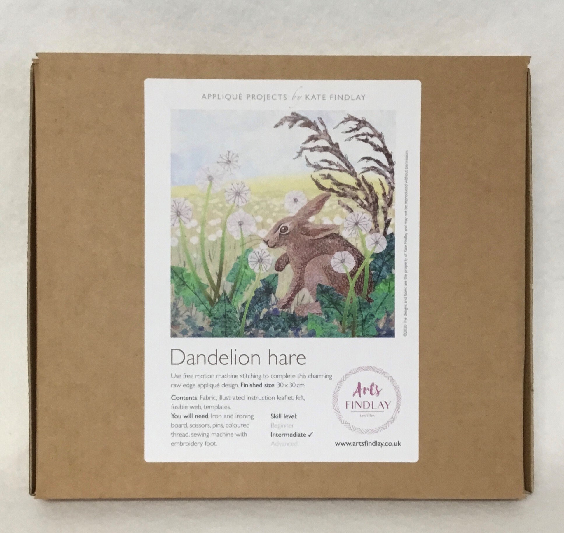 Dandelion Hare Applique Fabric Kit - Etsy