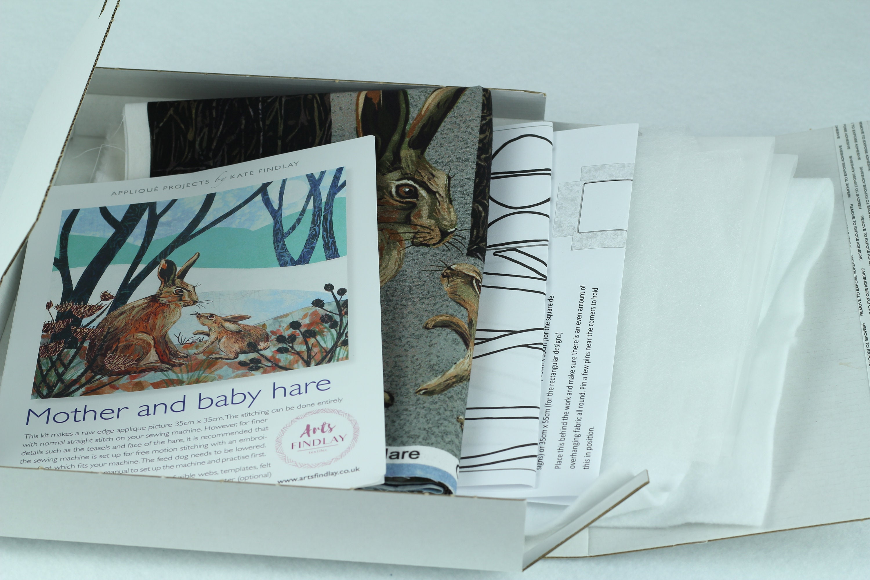 Sitting Hare Applique Kit - Etsy