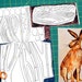 Sitting Hare Applique Kit - Etsy