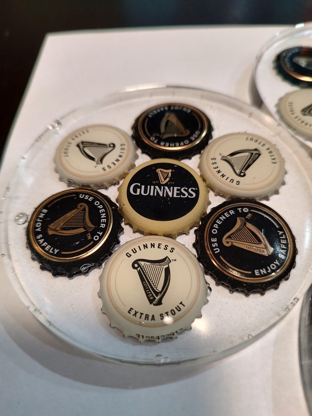 Four Pack of Guinness Coasters - Etsy