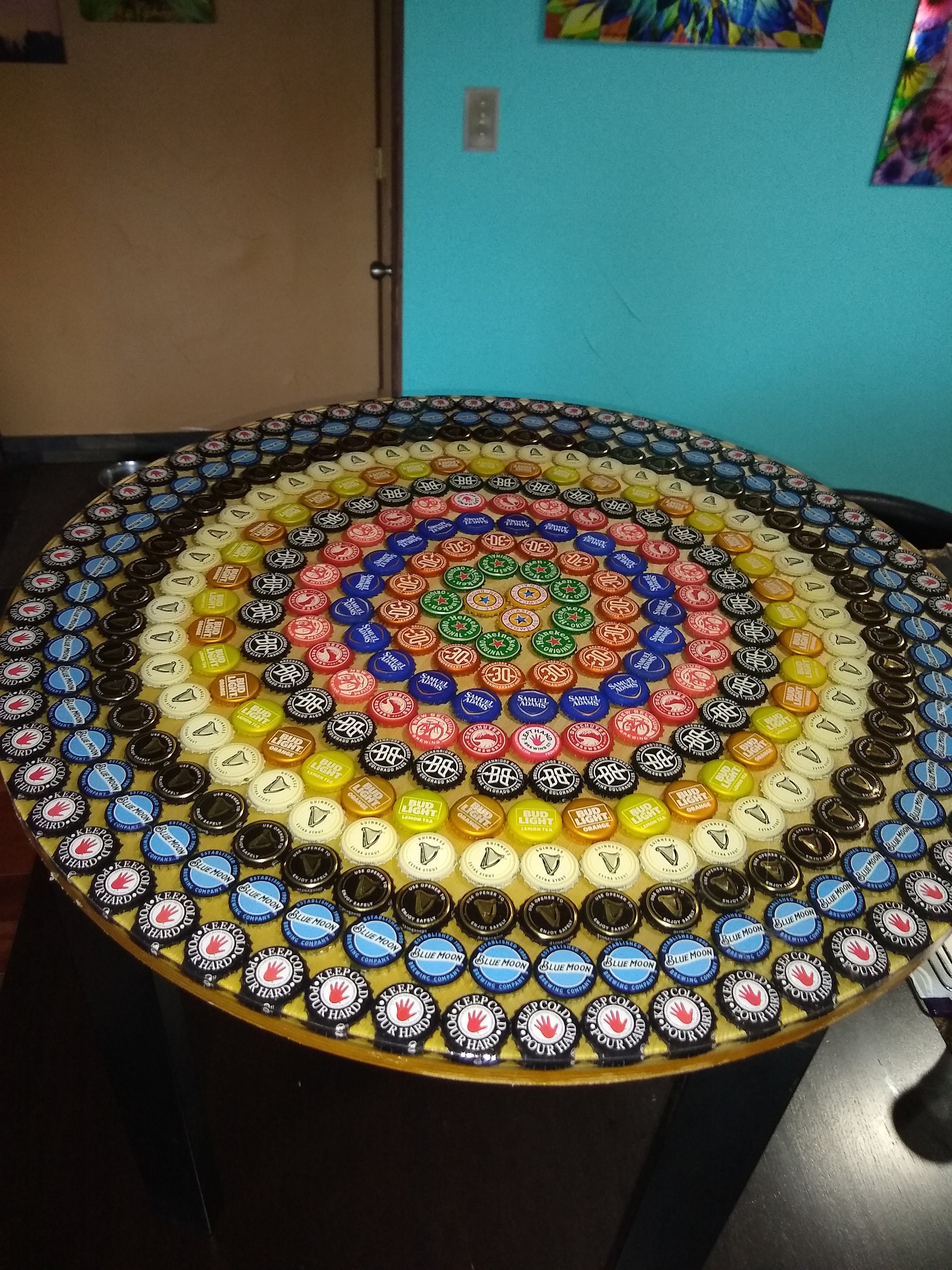 Bottle Top End Table - Etsy