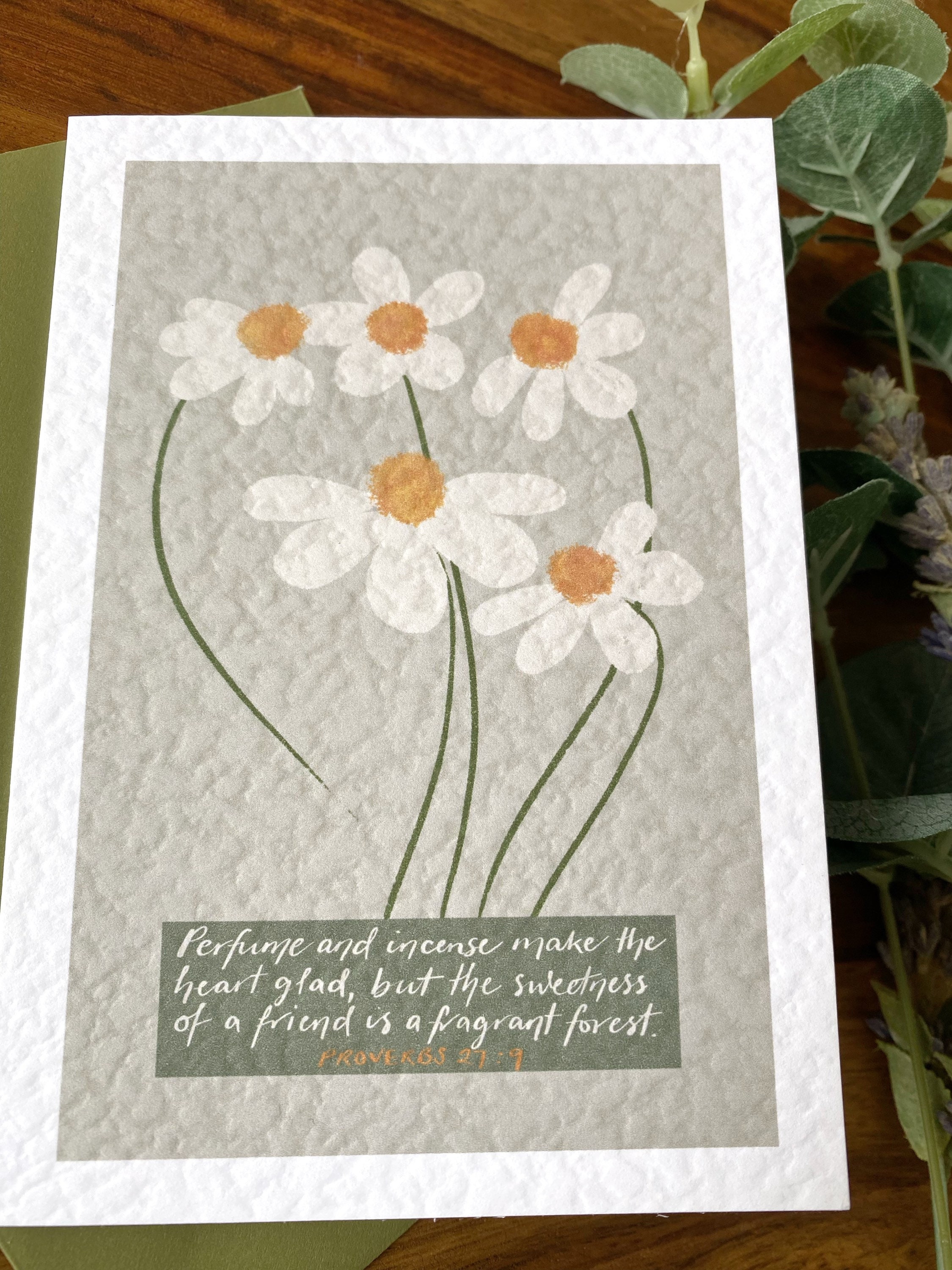 Friendship Card Christian Friendship Card Bible Verse - Etsy UK