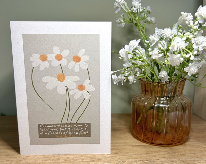 Friendship Card Christian Friendship Card Bible Verse - Etsy UK