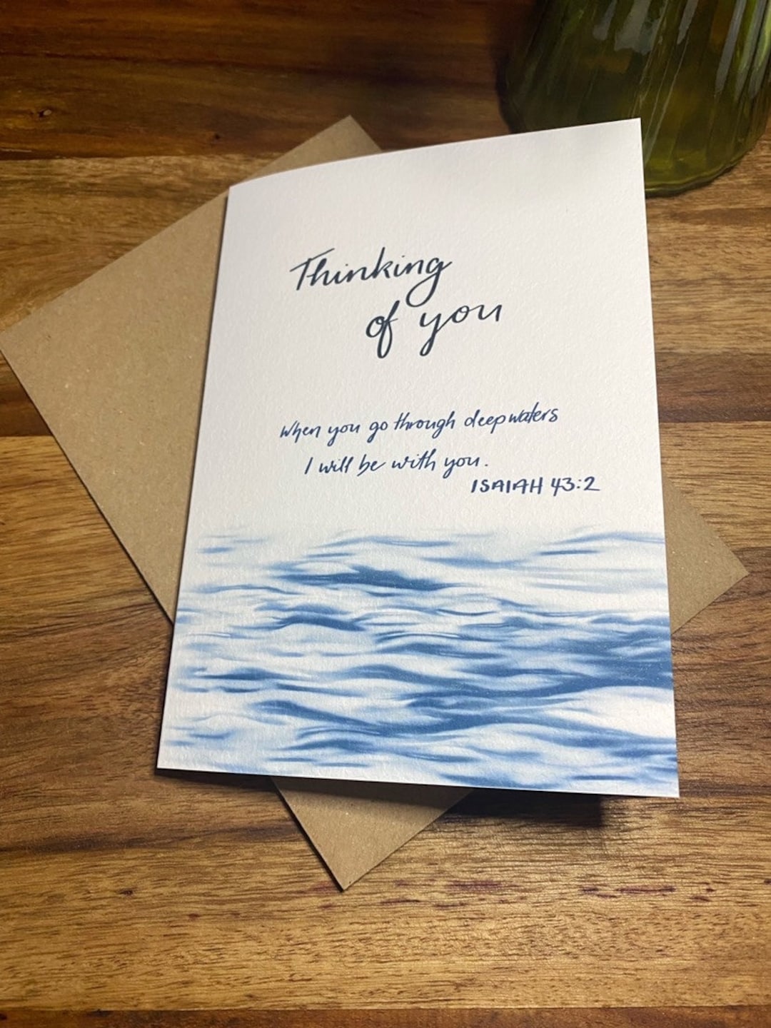 Thinking of You Christian Bible Verse Card Christian Encouragement Card Christian Sympathy Cards ...