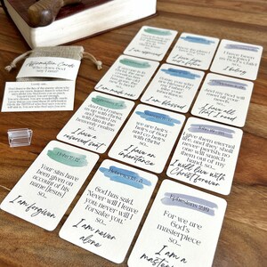 Scripture Affirmation Cards Pocket Bible Verse Cards Gifts for ...