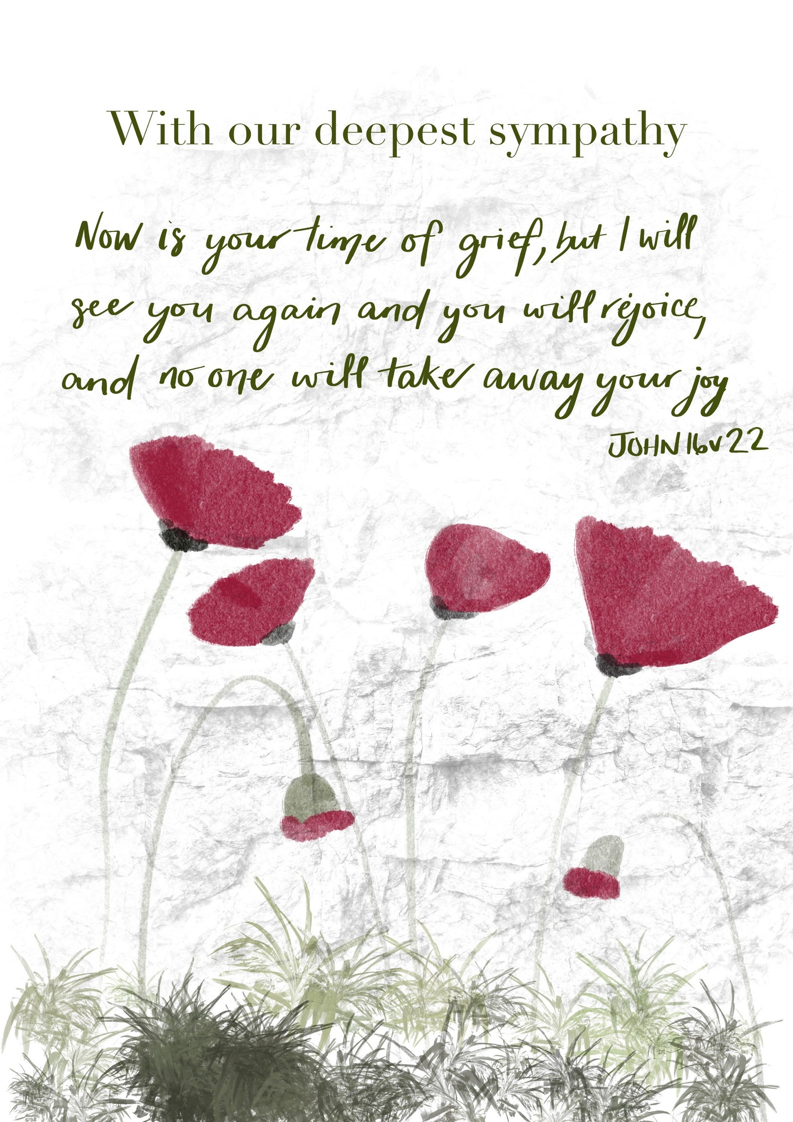 Sympathy Card Christian Sympathy Card Christian Greetings - Etsy