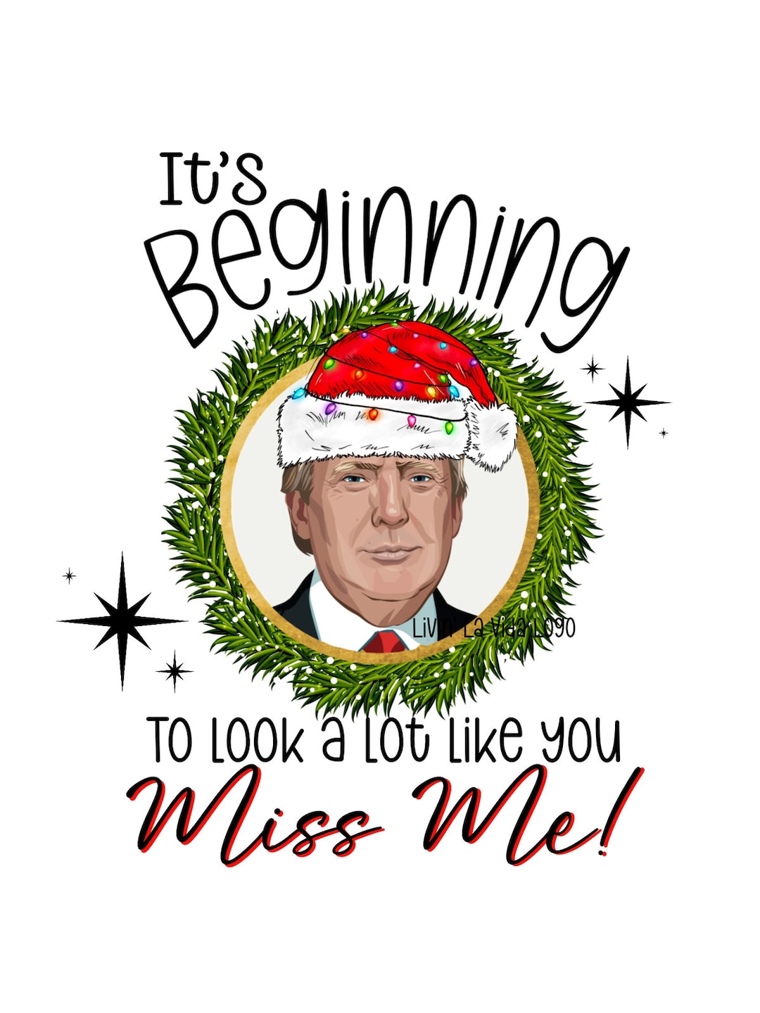 Trump Christmas PNG - Etsy
