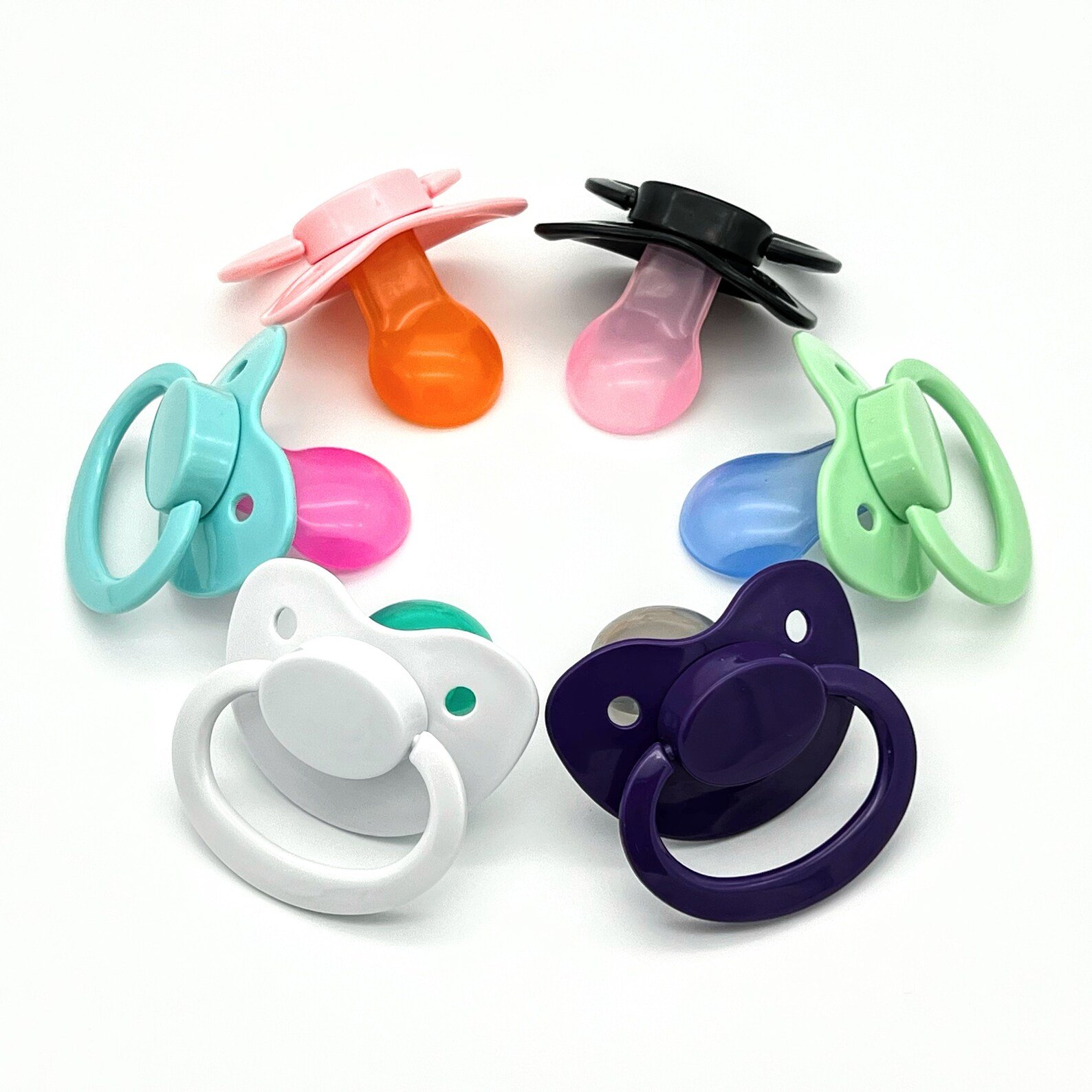 Extra Discreet Adult Pacifier 14 Colors Little Space 7 - Etsy