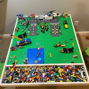 Building Bricks Activity Table Plans - Etsy