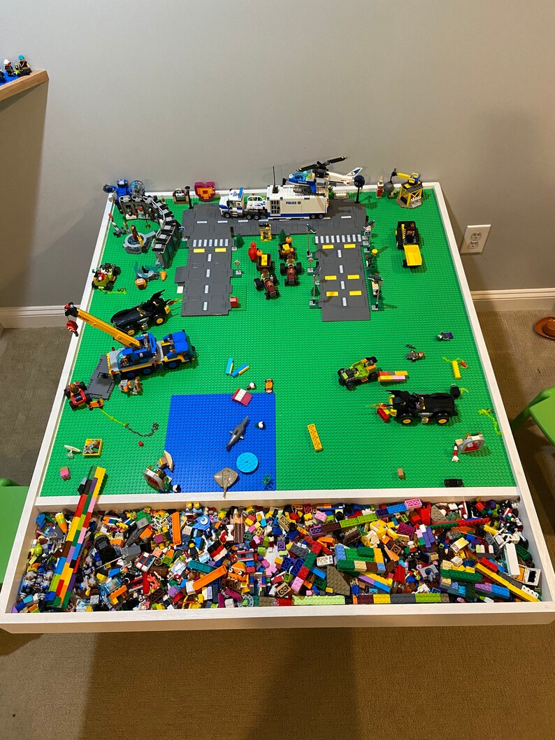 Building Bricks Activity Table Plans - Etsy