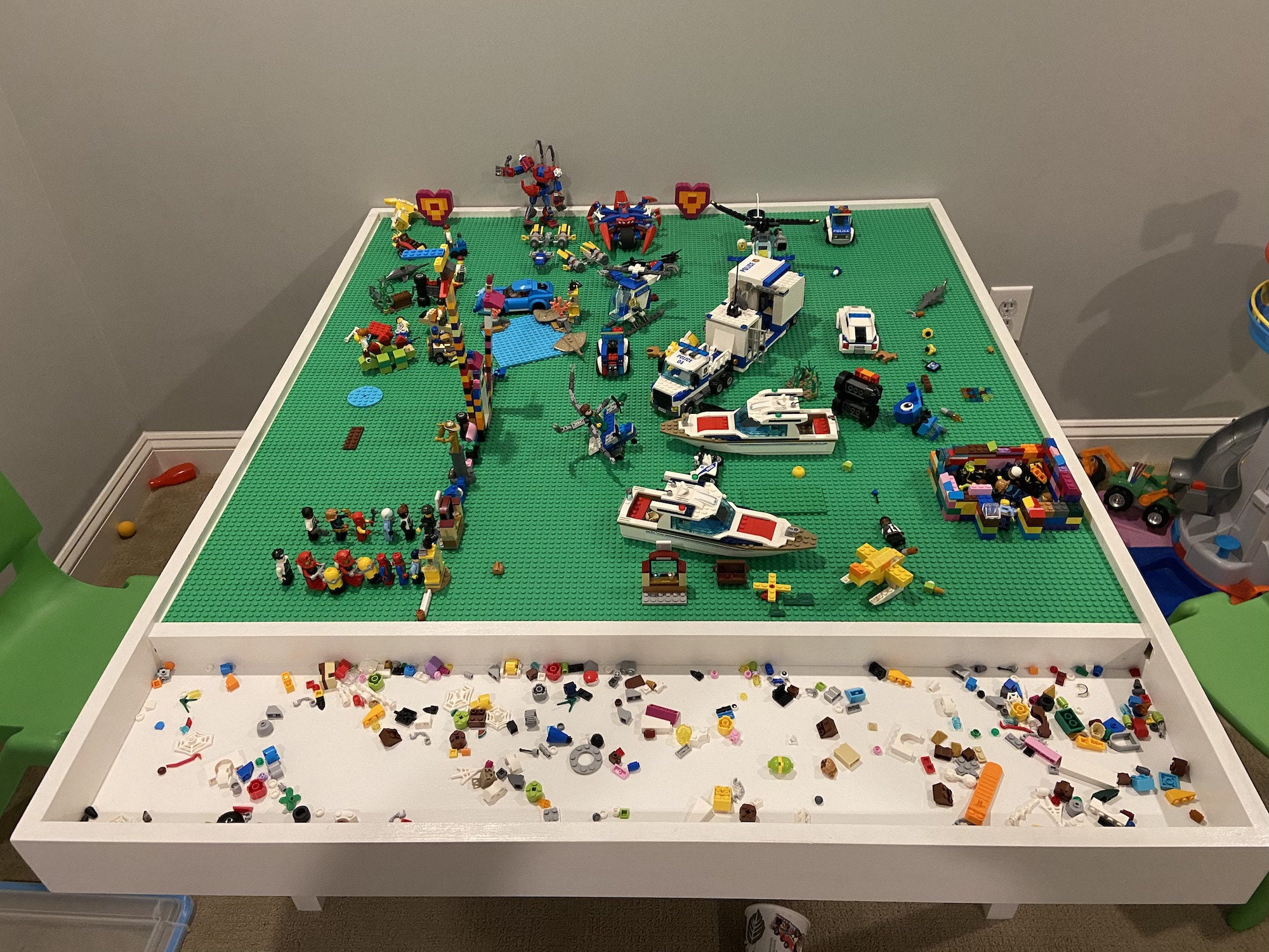 Building Bricks Activity Table Plans - Etsy