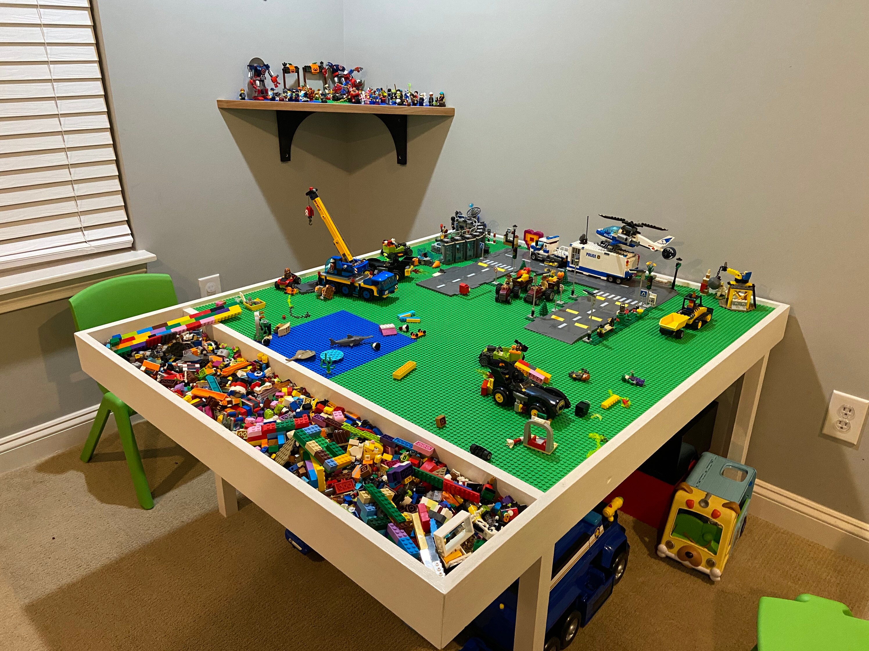 Building Bricks Activity Table Plans - Etsy Canada