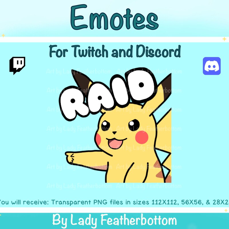 Twitch Raid Emote - Etsy