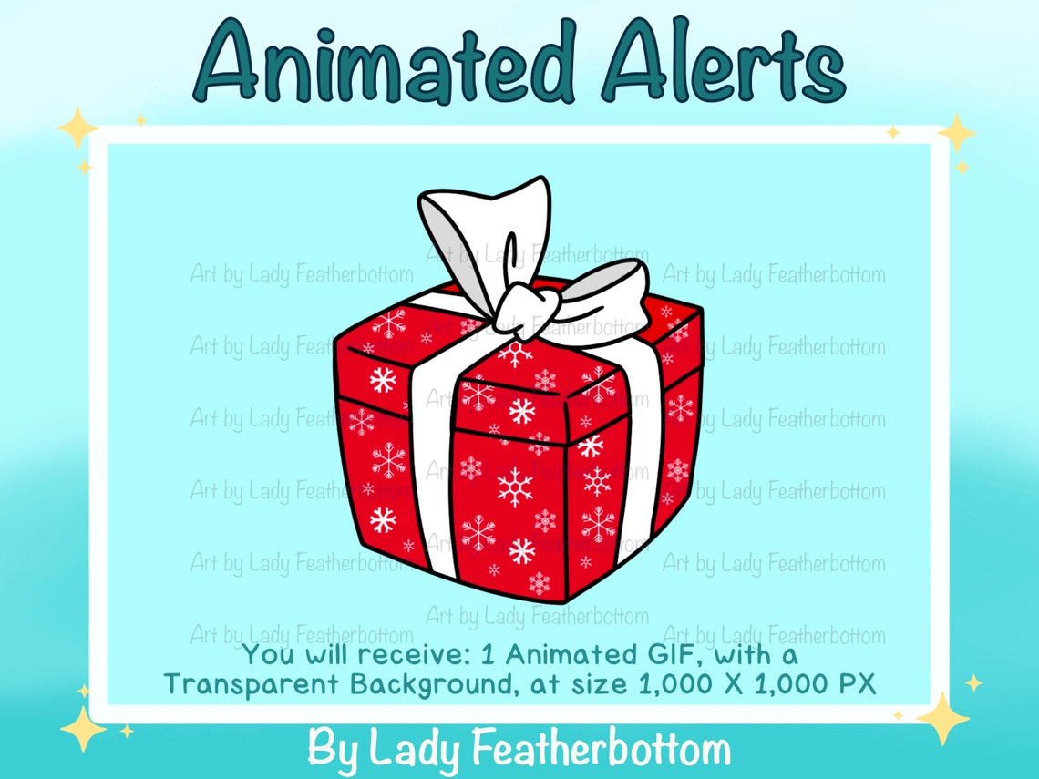 Animated Alert, Present Opening | Animated Stream Alert | Twitch ...