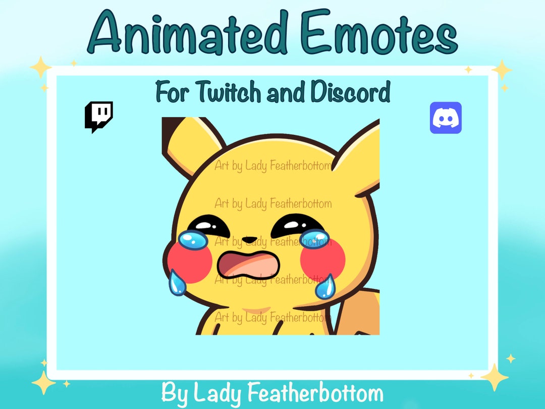 ANIMATED Emote - Crying - for Twitch & Discord - Etsy