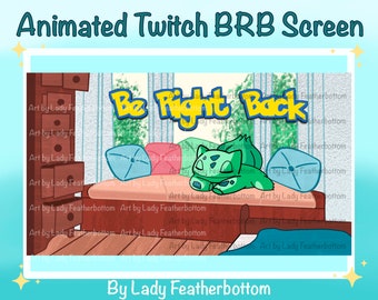 Animated Twitch BRB Screen / Overlay - Sleeping - Etsy