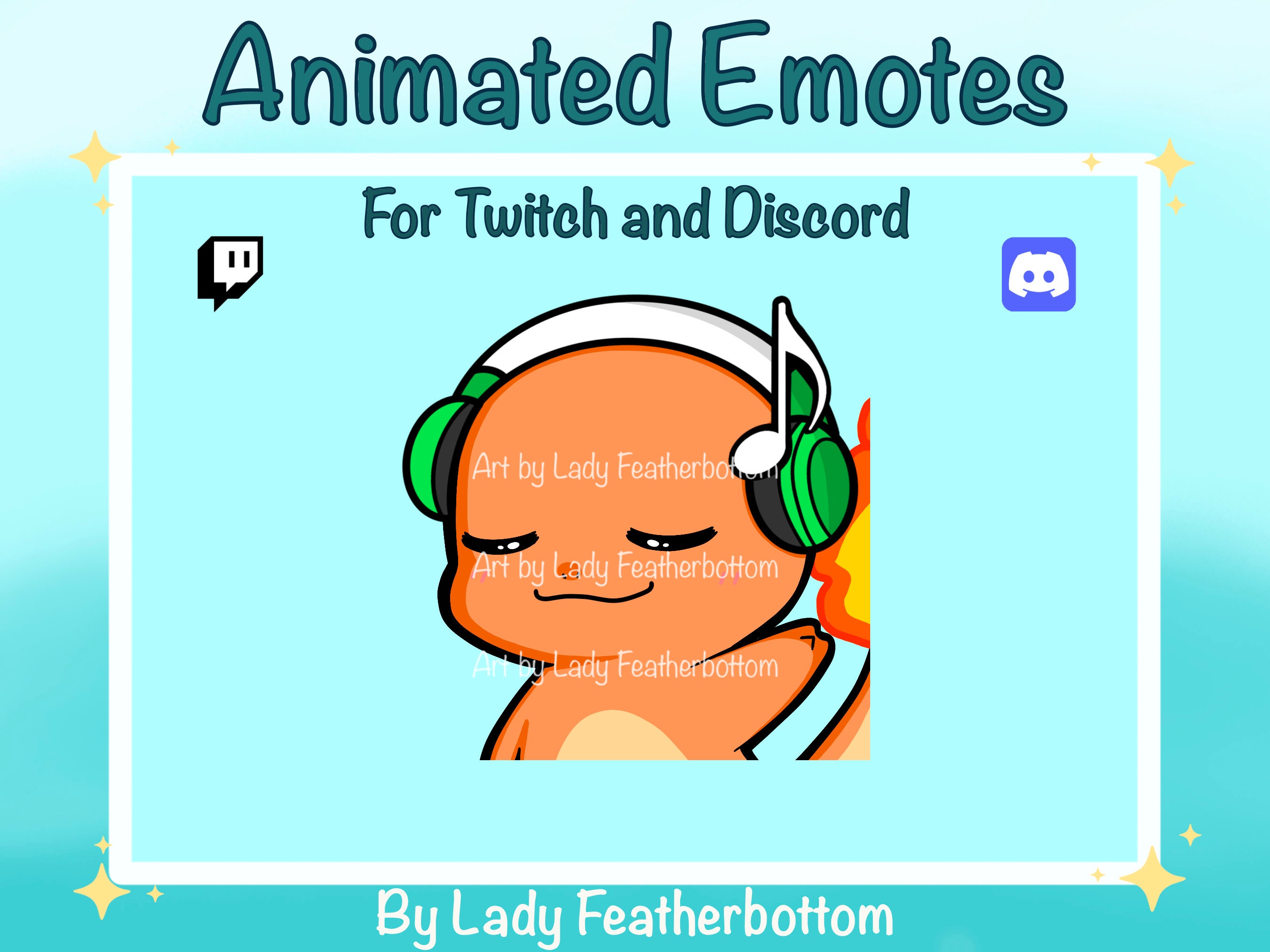 ANIMATED Emote - Charmander Jam | Charmander Vibes - for Twitch ...
