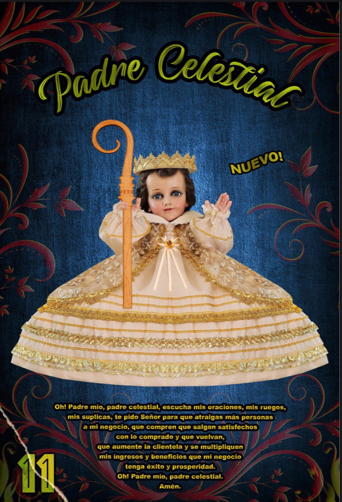 Vestido Niño Dios Padre Celestial, Baby Jesus Outfit/ Vestido Niño Dios ...