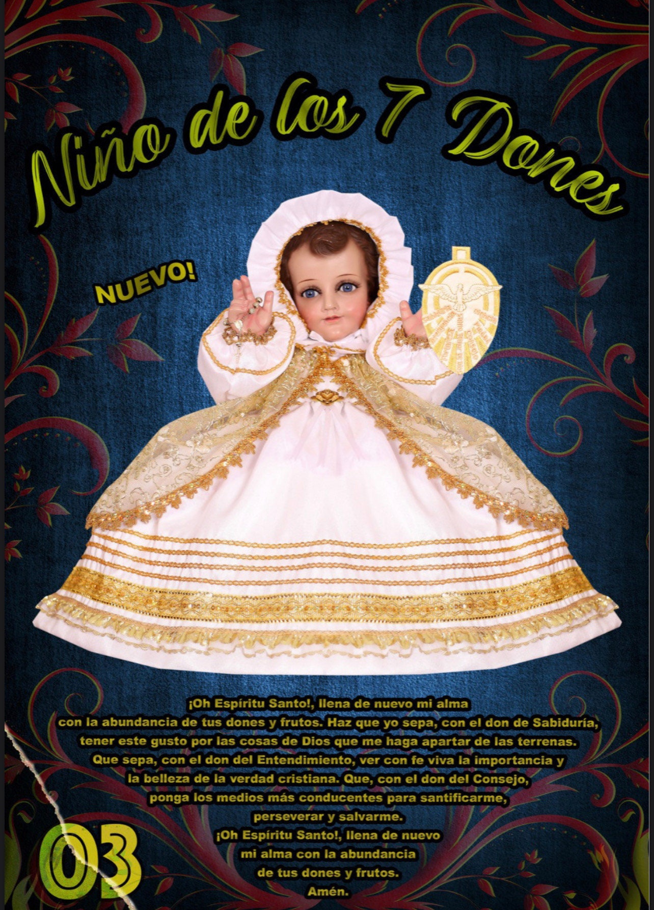 Vestido Niño DE LOS 7 DONES, Baby Jesus Outfit/ Vestido Niño Dios Baby ...