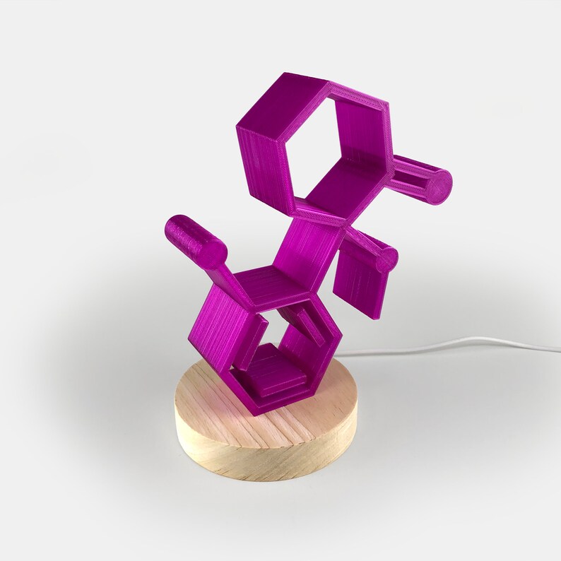 Ketamine Molecule Chemistry LED Lamp - 3D Printed - Etsy