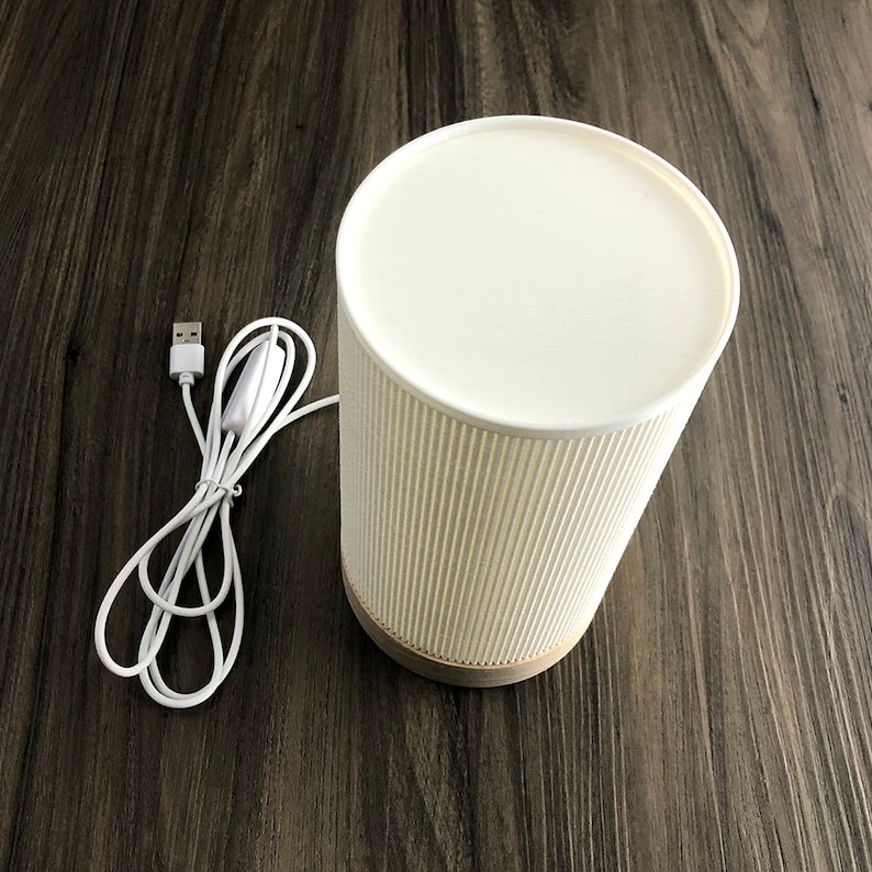 Designer Table LED Lamp - 3D Printed - Etsy