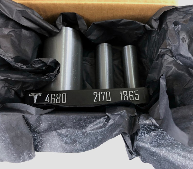 Tesla Battery Cell Demonstration Replica 1865, 2170, 4680 3D Printed - Etsy