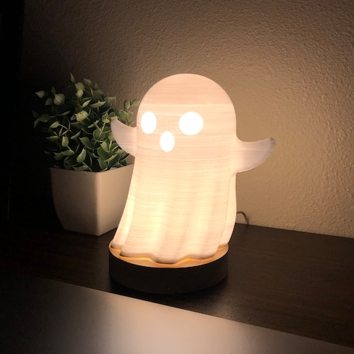 Adorable LED Ghost Lamp 3D Printed - Etsy