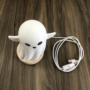 Adorable LED Ghost Lamp, 3D Printed - Etsy