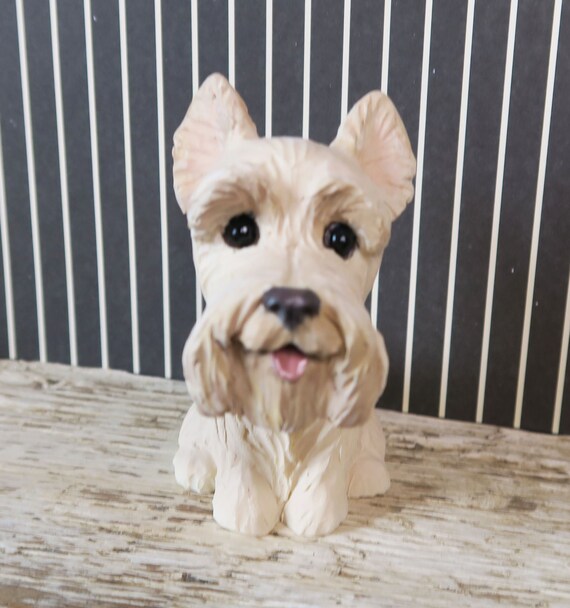 Wheaten Scottish Terrier Resin Collectible shelf sitter Figurines Art ...