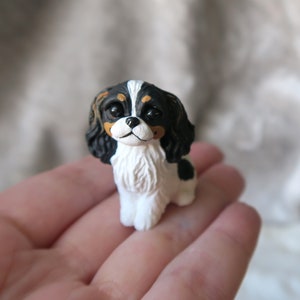 Mini Cavalier King Charles Spaniel Handmade Resin Collectible - Etsy