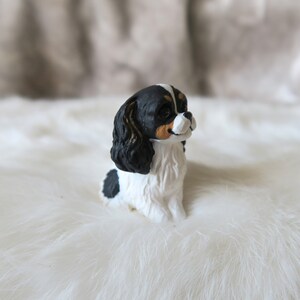 Mini Cavalier King Charles Spaniel Handmade Resin Collectible - Etsy