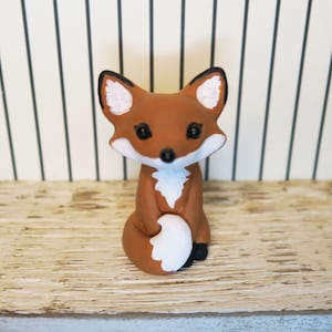 Fox Resin Hand Sculpted Cast and Painted Collectible - Etsy
