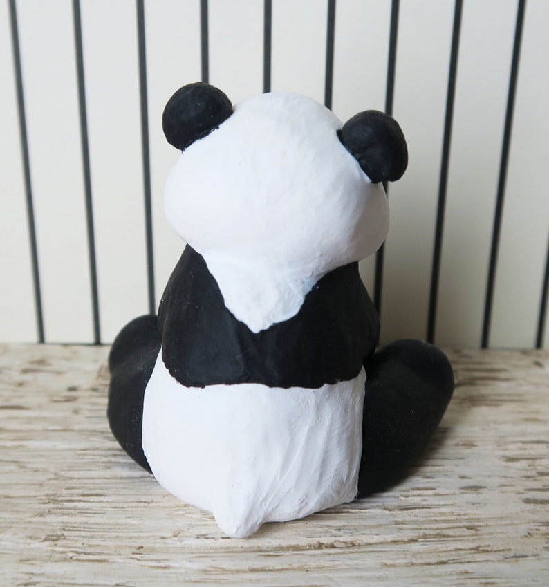Panda Resin Hand Sculpted Cast and Painted Collectible | Etsy