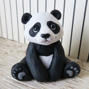 Panda Resin Hand Sculpted Cast and Painted Collectible - Etsy