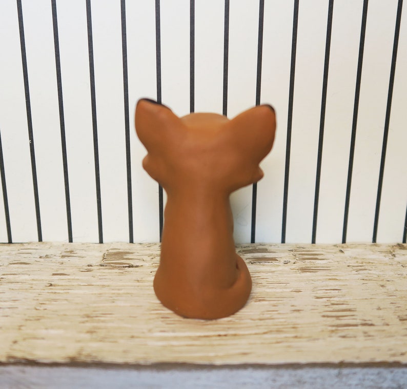 Fox Resin Hand sculpted cast and painted Collectible | Etsy