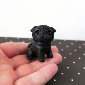 Little Pug Mini Resin Hand Sculpted and Cast Collectible - Etsy