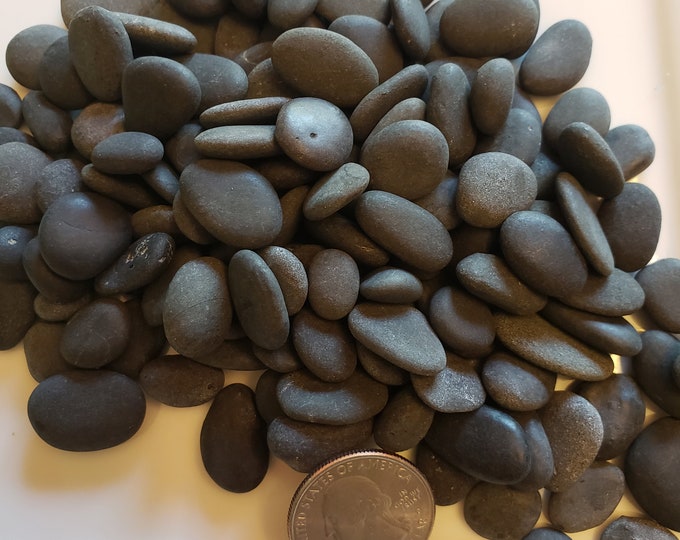 Tiny Black Pebbles 150 Pieces, Craft Stones, Pebble Art Supply, Tiny ...