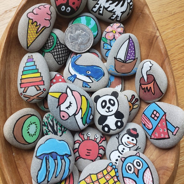 Hand Painted Rocks - Etsy