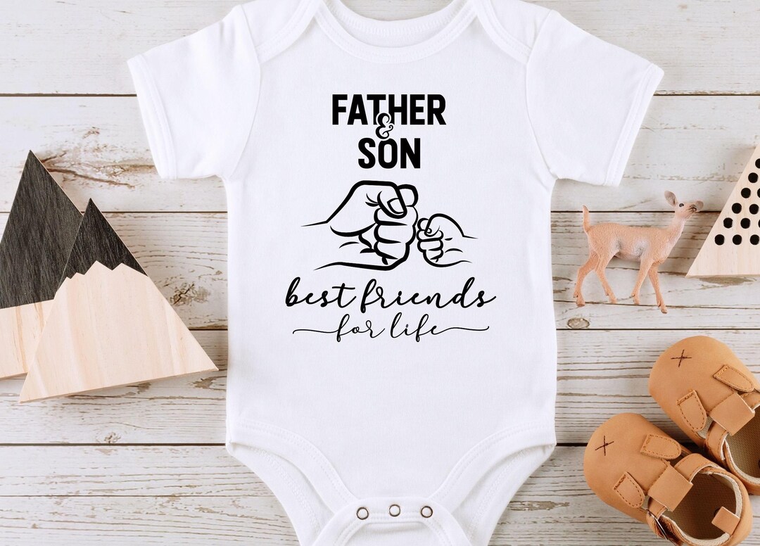 Father and Son Best Friends for Life Onesie® ~ Cute Baby Onesie® ~ New ...