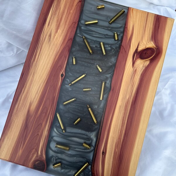 Resin Charcuterie Board With Shells - Etsy