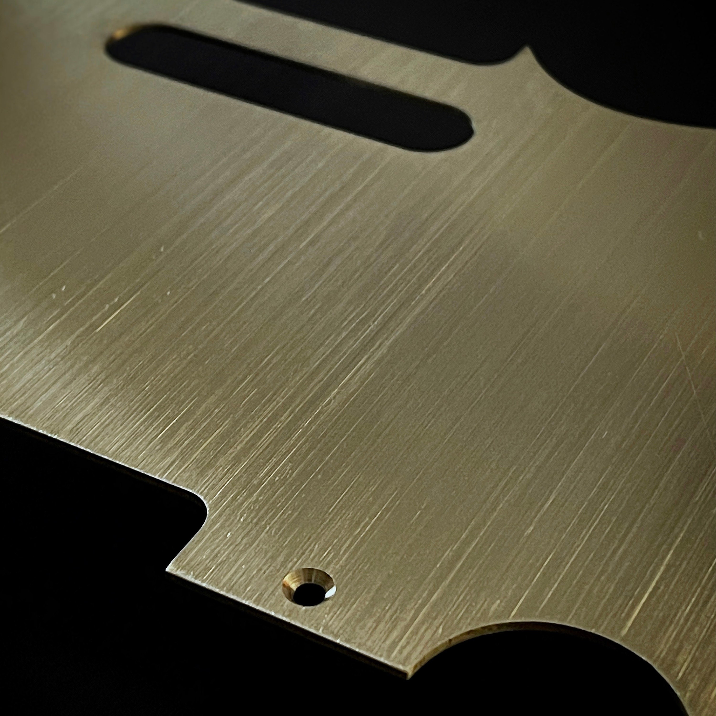 Telecaster 5-hole Pickguard Scratchplate Set Brushed Gold | Etsy