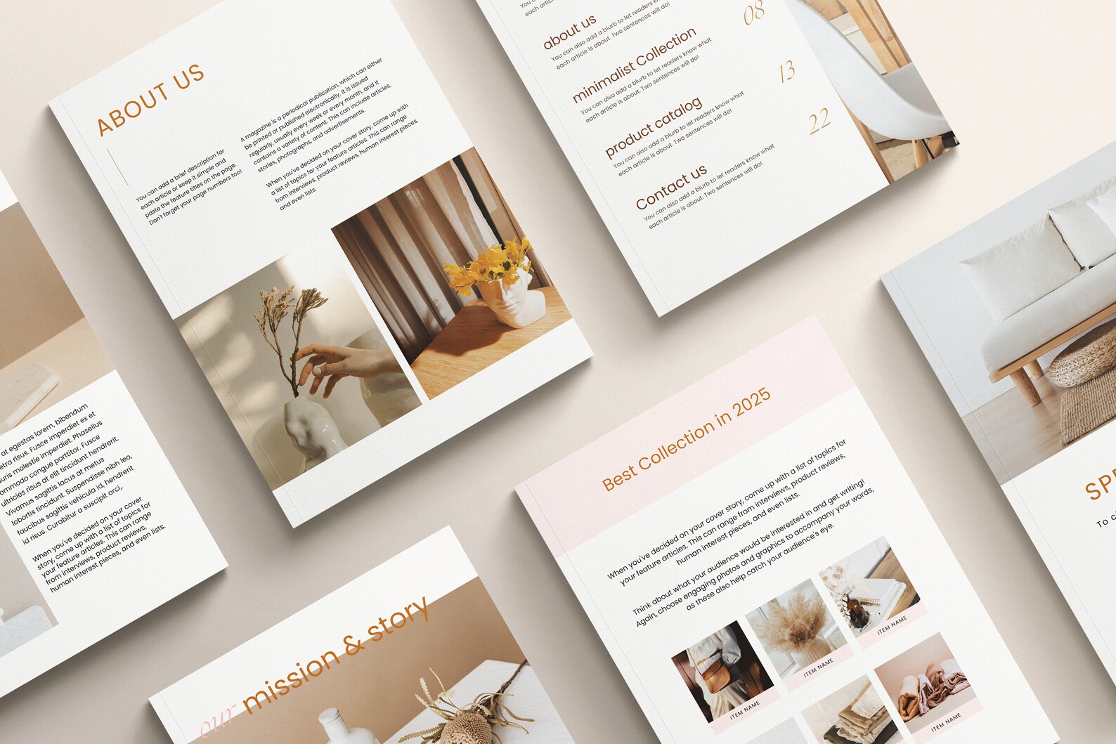 Wholesale Product Catalog Template Canva Editable Simple - Etsy