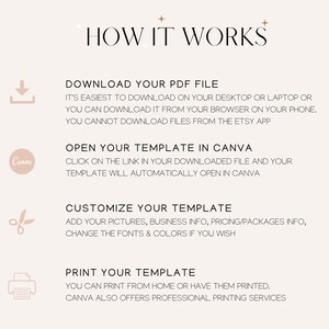 Simple Order Form Template Canva Editable Printable | Etsy