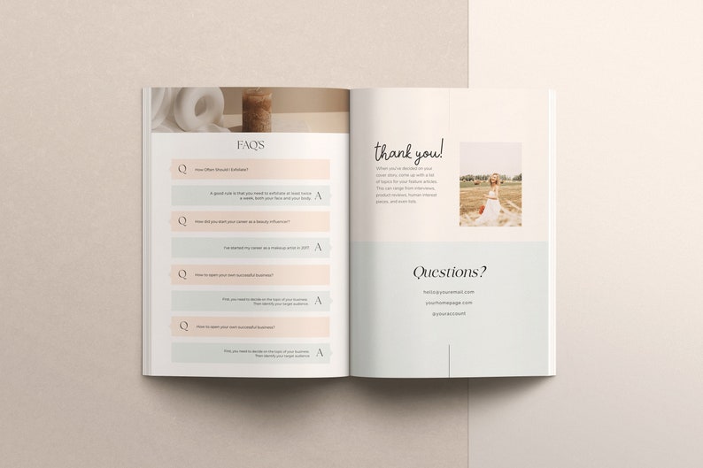 Holiday Gift Guide Template for Canva Editable Wholesale - Etsy