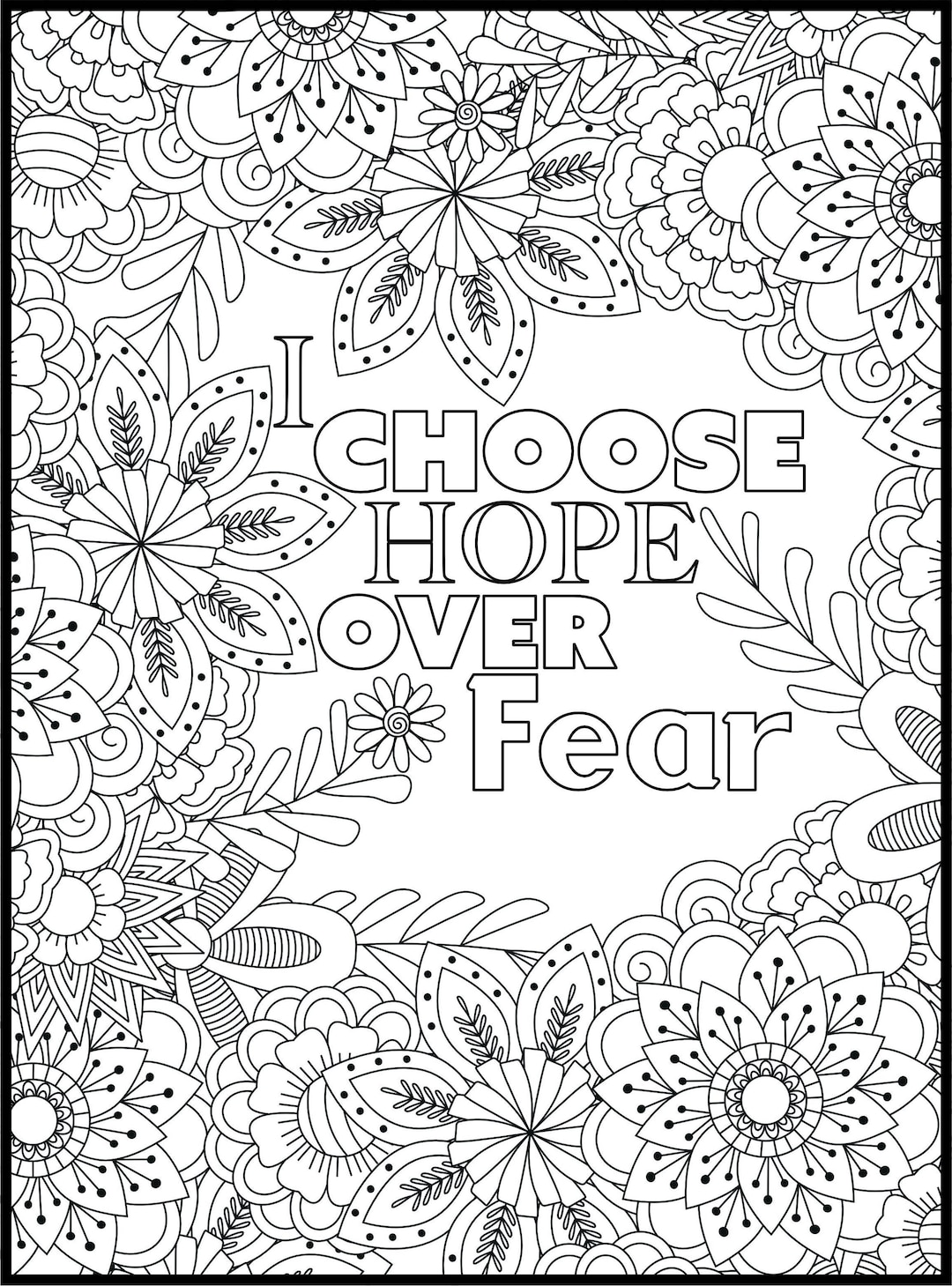 IVF Affirmation Coloring Book: Fertility Support Gift (digital Download ...